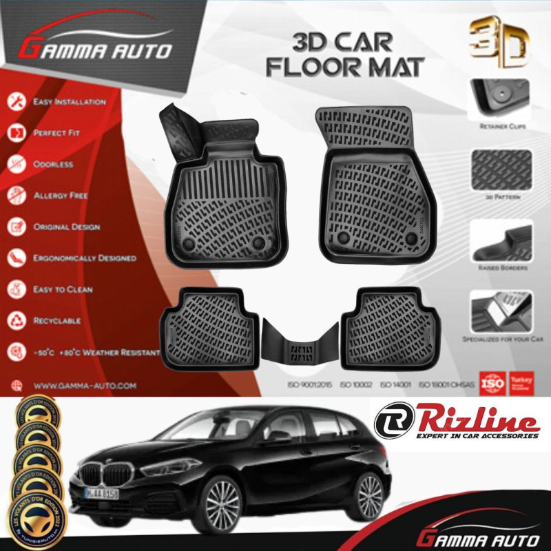 Tapis Sur Mesure Gamma Auto PVC Bmw 1 Serisi F40 2019