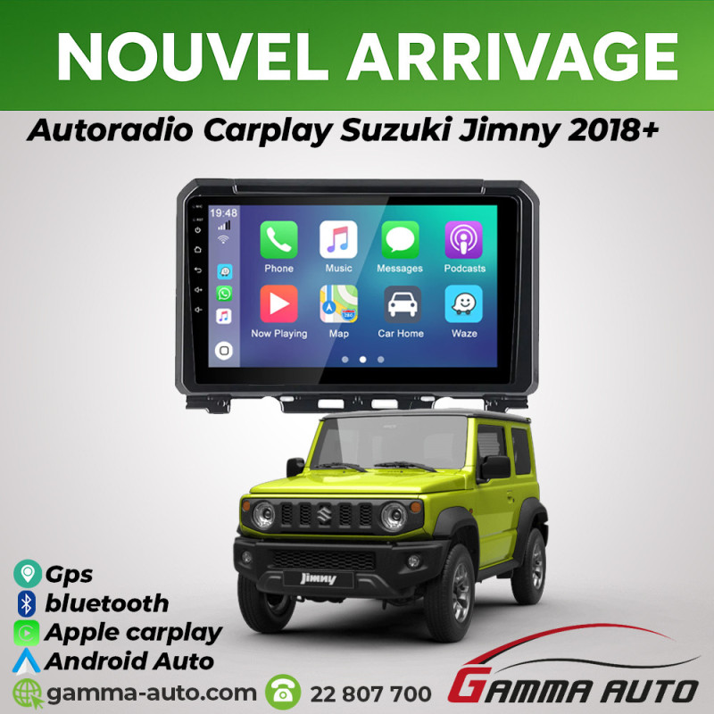 Poste Android Autoradio Carplay Suzuki Jimny 2018+
